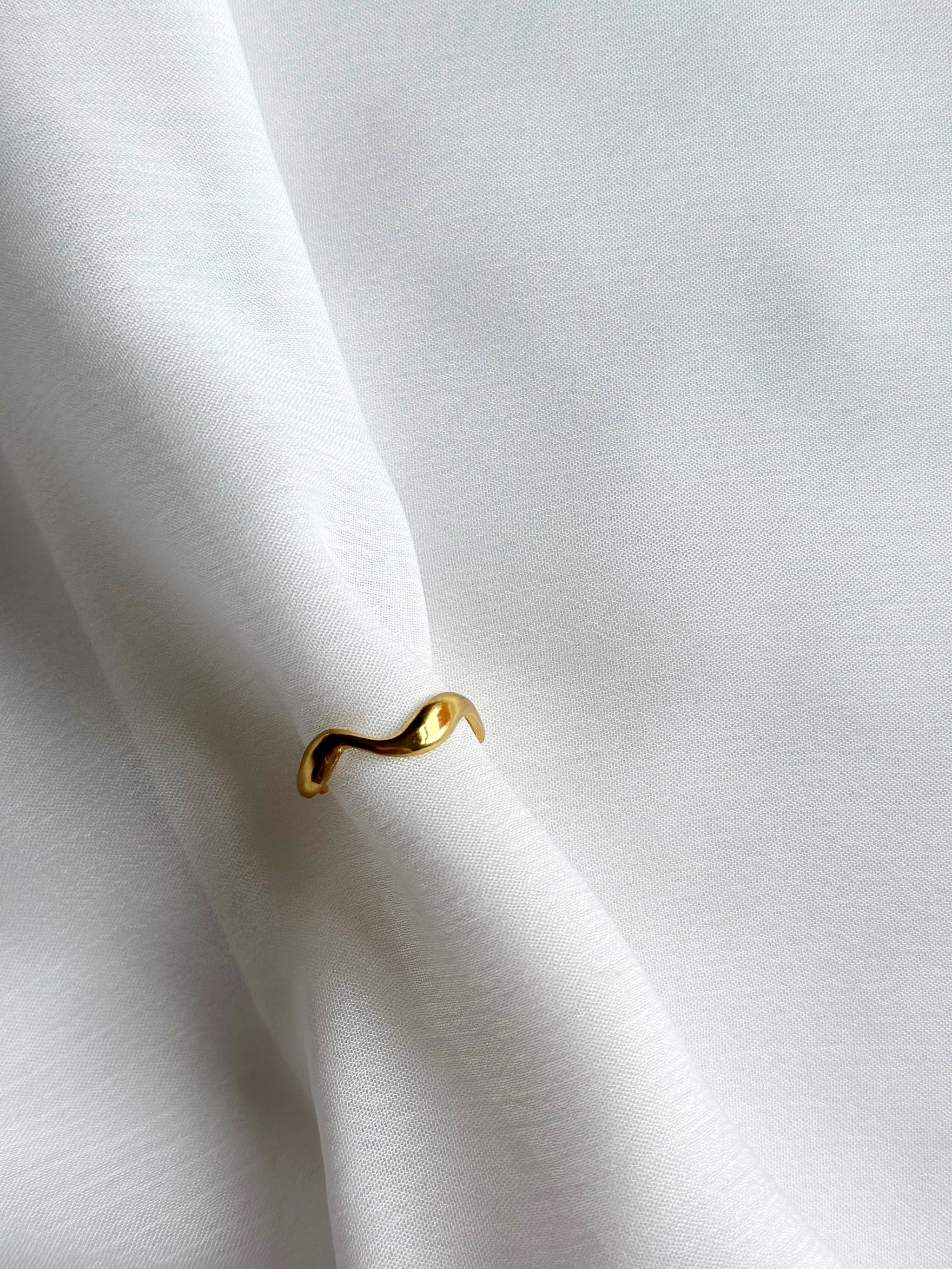 Squiggle Ring - Gold